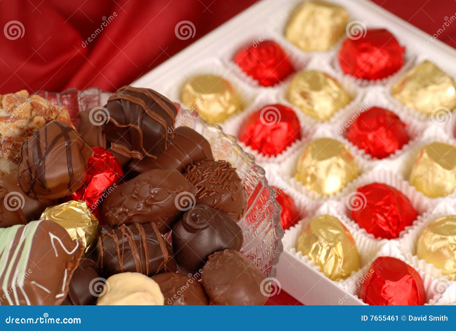 Assortment of Hand Dipped Chocolates Stock Image - Image of romance ...