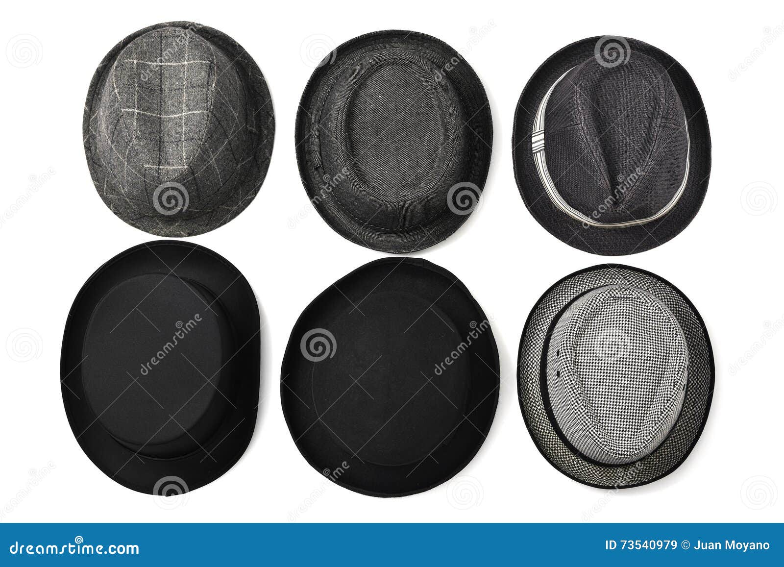 Assortment of hats stock image. Image of fabric, fashionable - 73540979