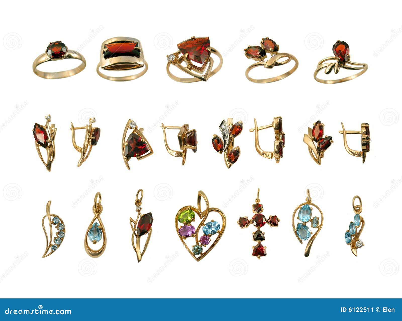 Assortment of Jewel stock image. Image of accessories - 6122511