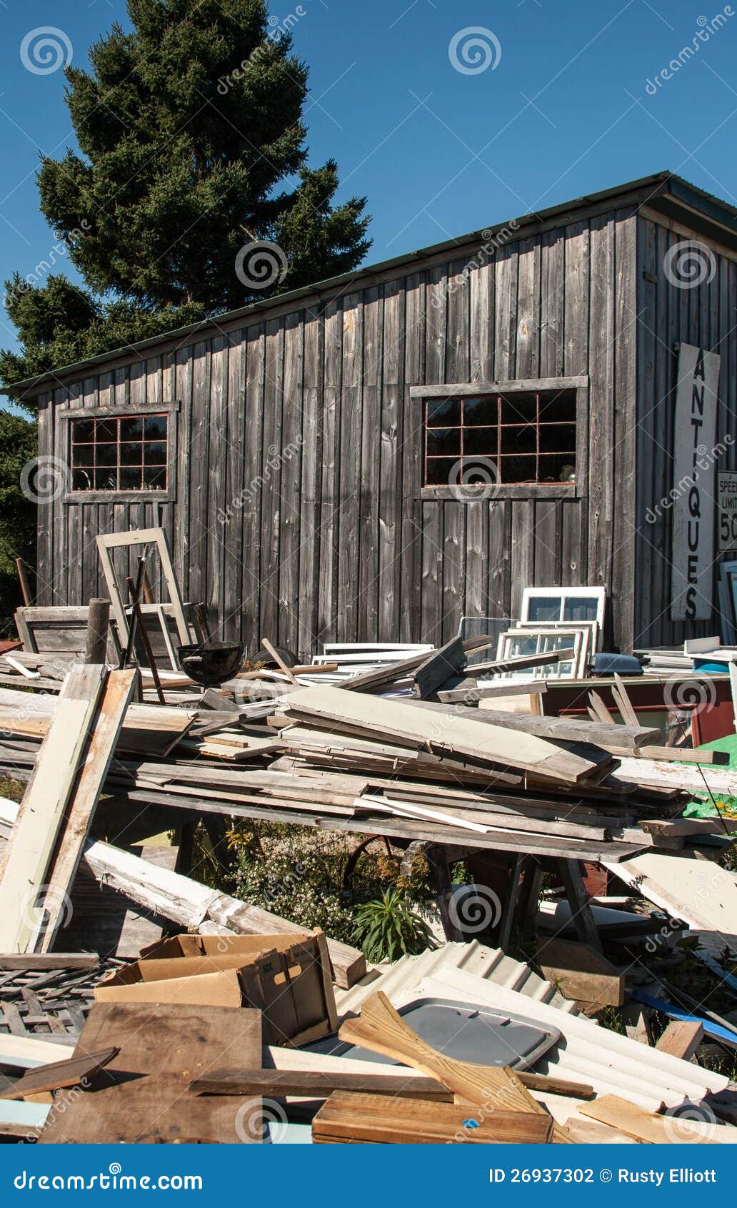 Assortment of Junk stock photo. Image of lumber, trash - 26937302