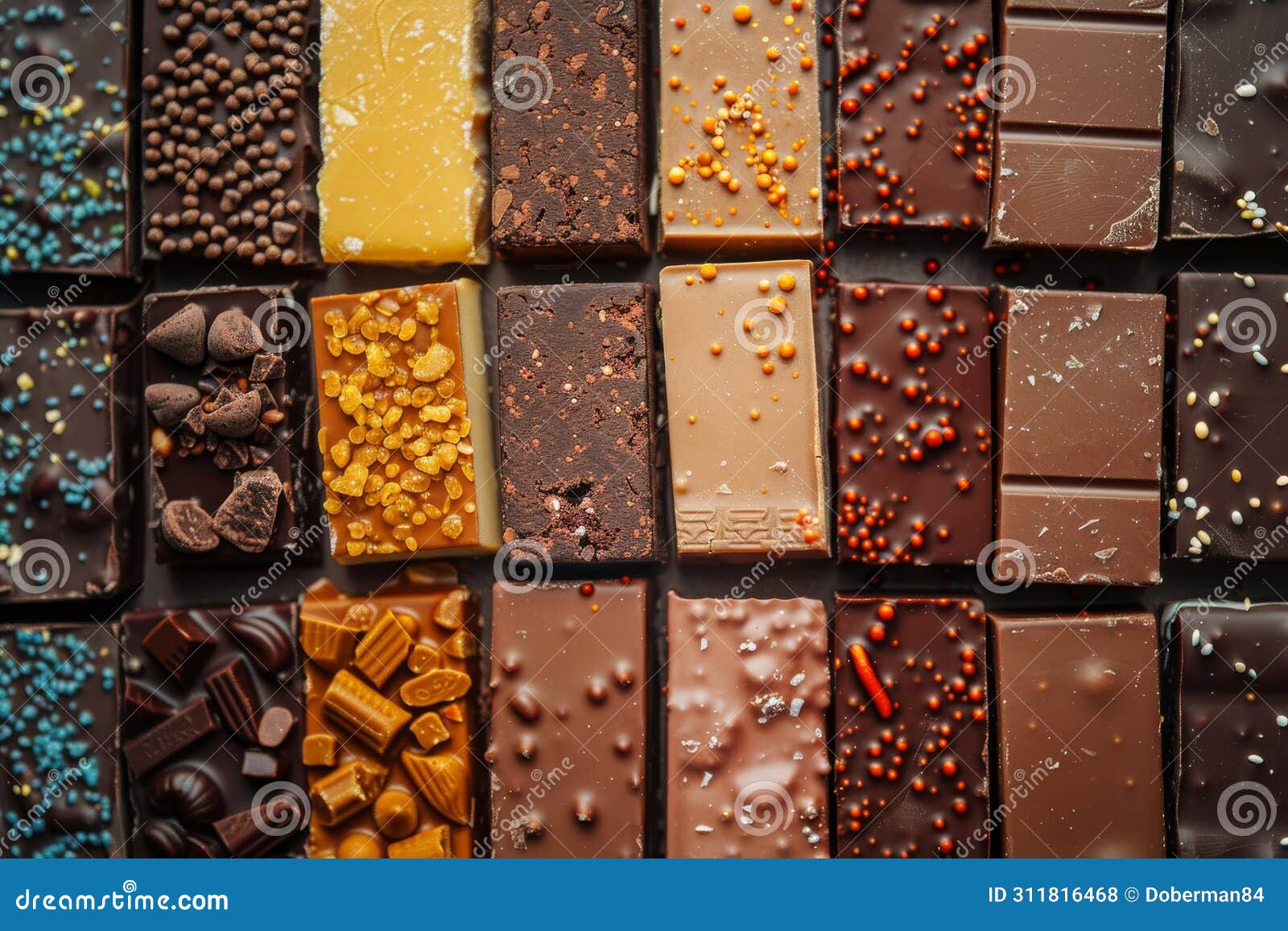 Assortment of Luxurious Chocolates, a Feast for the Senses Stock Photo ...