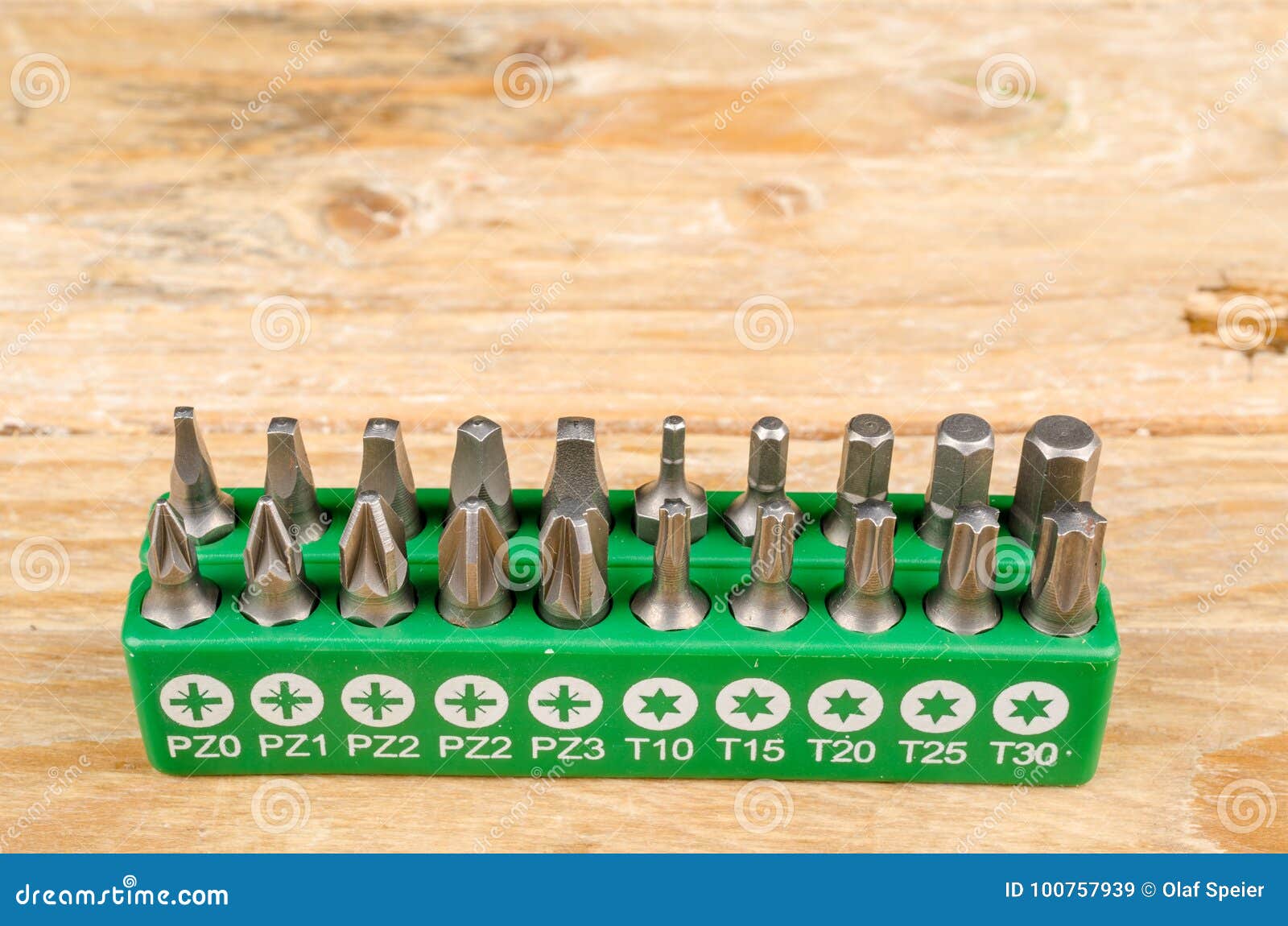 Assorted Screwdriver Insert Tips Stock Image - Image of variation ...