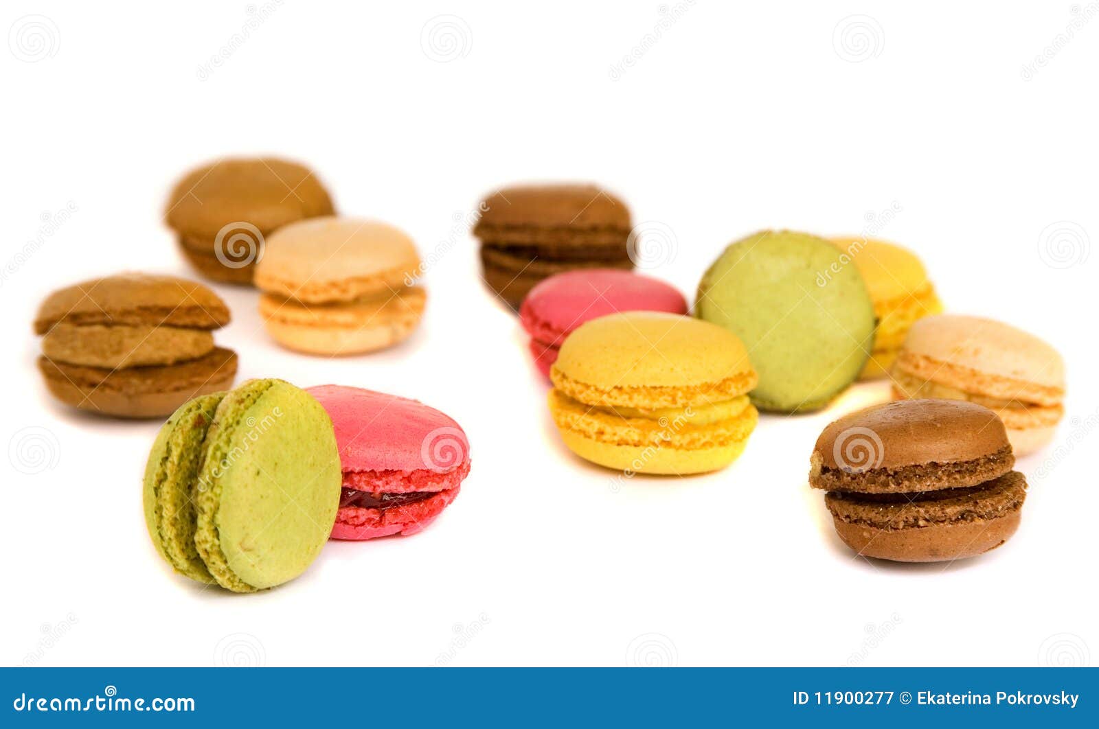 Assortment of Multicolored Macaroon Stock Image - Image of pink, bakery ...
