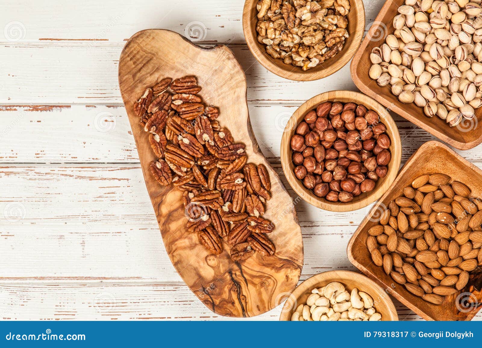 Assortment of nuts stock image. Image of vegetarian, nature - 79318317
