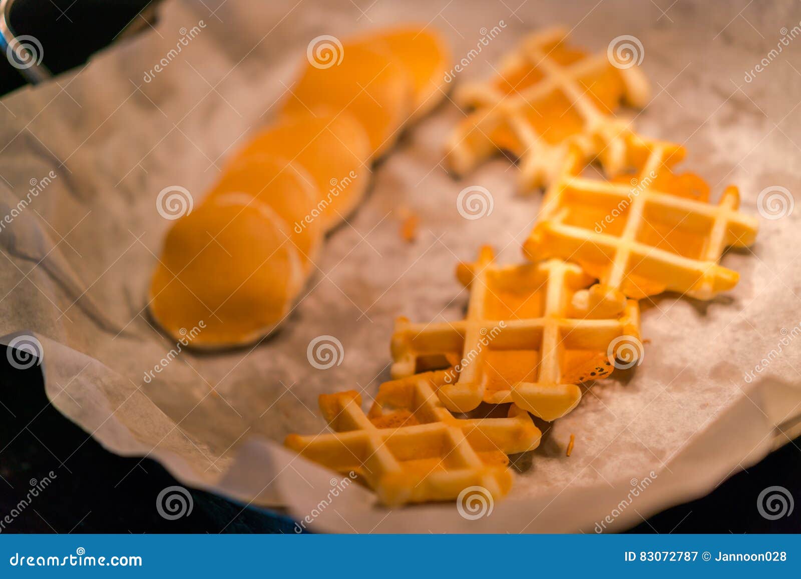 Assortment of Pancake on Table in Buffet . Stock Image - Image of hotel ...