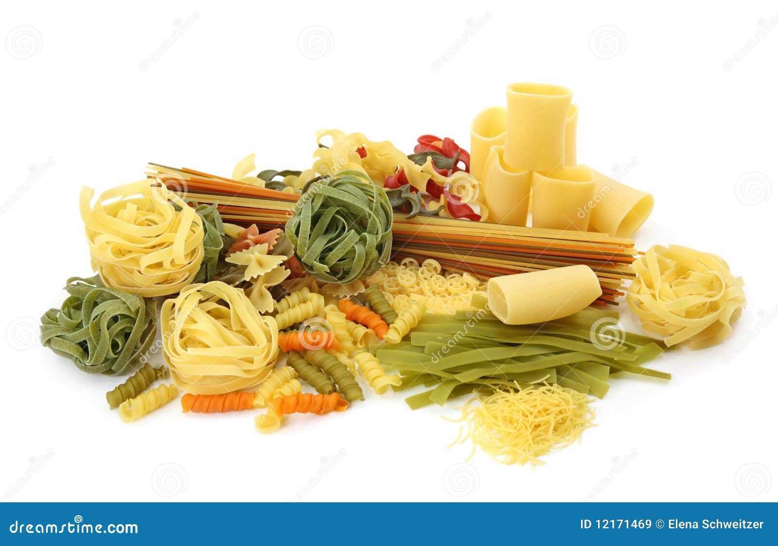 Rollini Tricolore Pasta Stock Photography | CartoonDealer.com #12264932