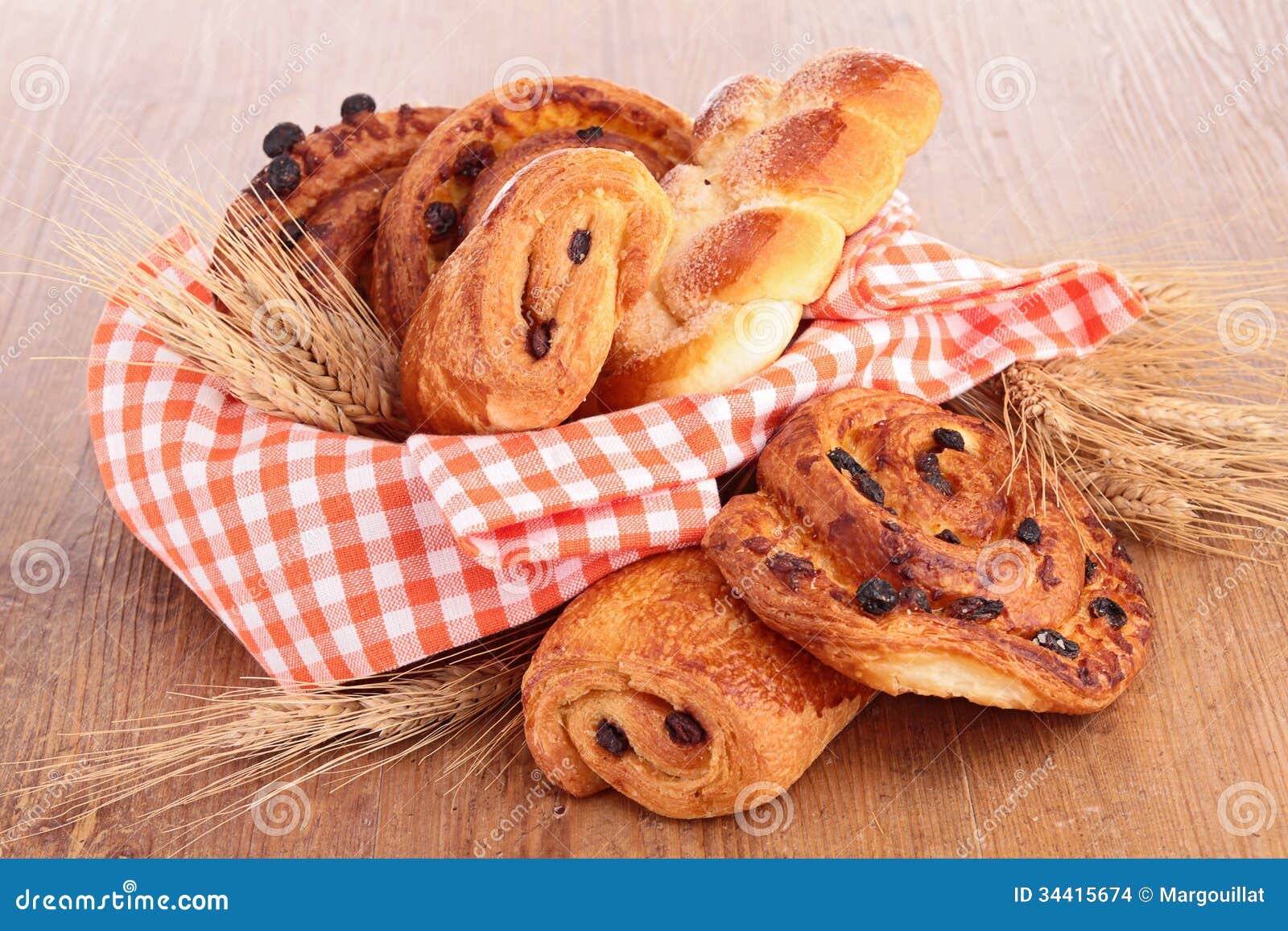 Assortment of pastries stock photo. Image of french, fresh - 34415674