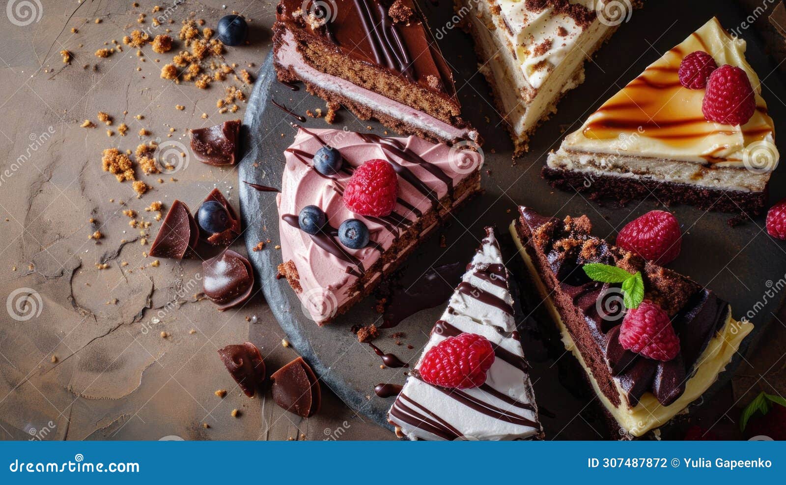 Pieces Of Pie Cake Infographics. Cut Whole Cake And Its Slice Parts ...