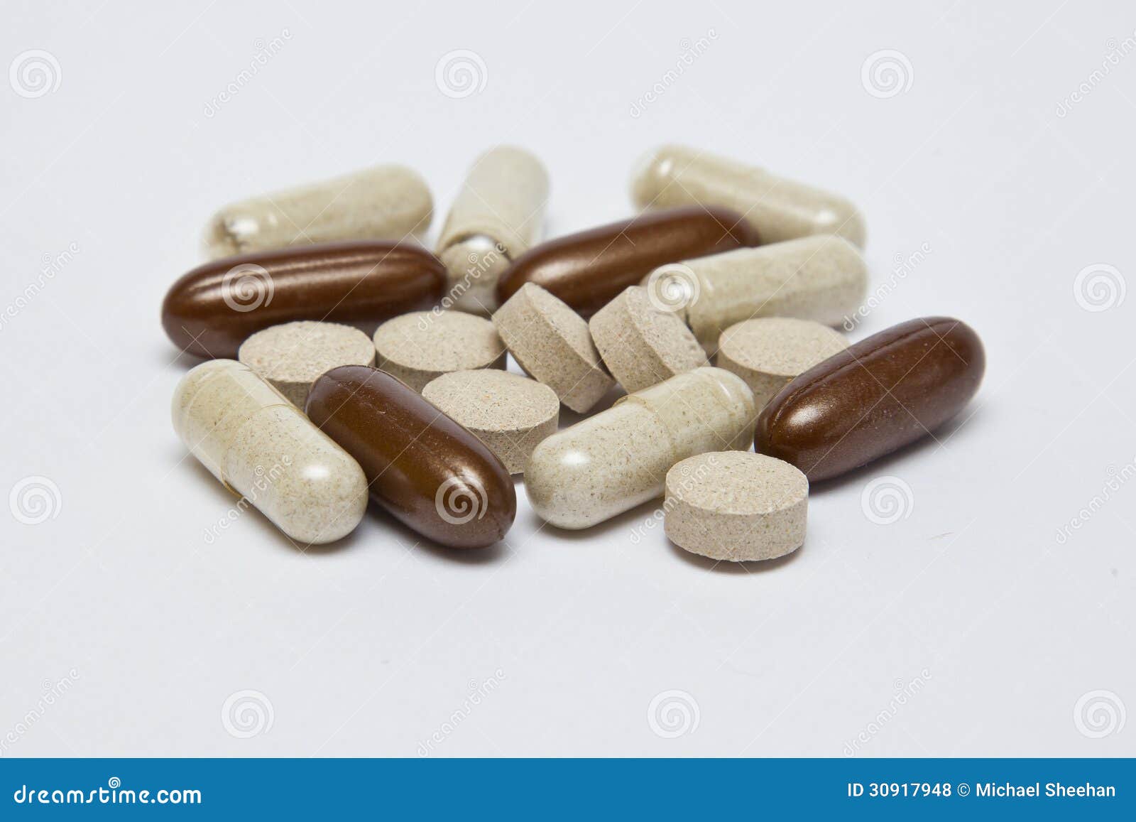 Assortment of pills stock photo. Image of hospital, pharmacy - 30917948