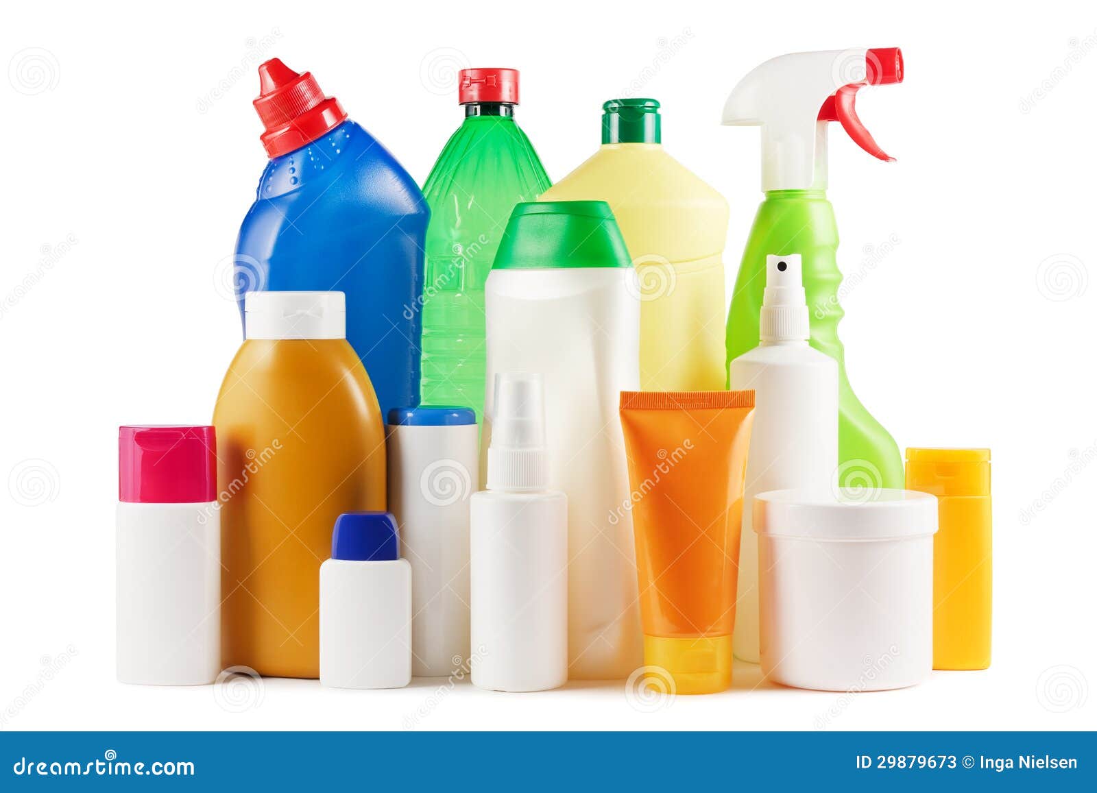 Plastic bottles stock image. Image of assortment, agents - 29879673