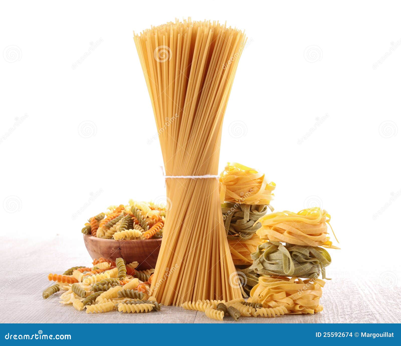 Assortment of raw pasta stock photo. Image of pasta, assortment - 25592674