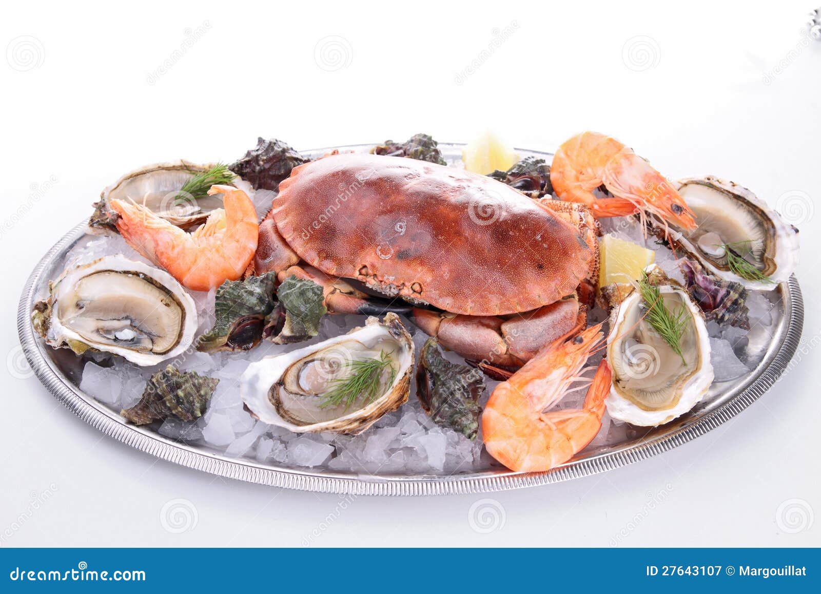 Assortment of seafood stock image. Image of culinary - 27643107