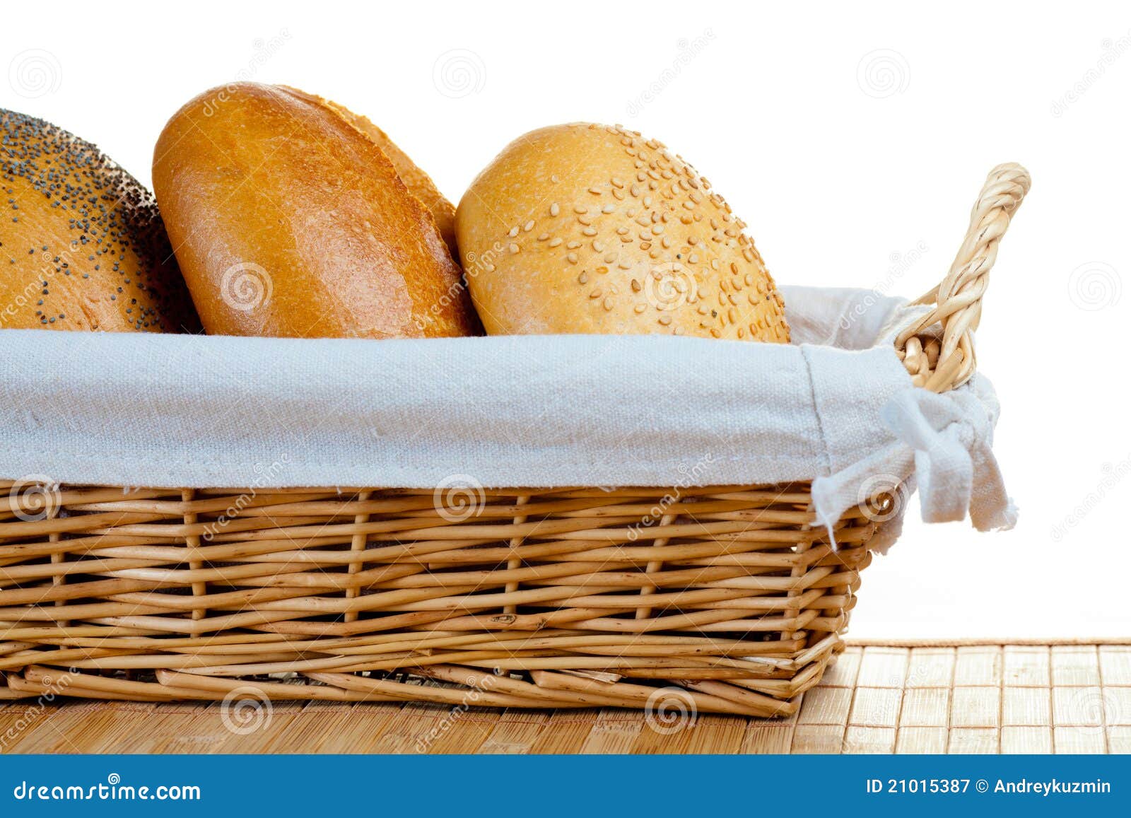 Assortment Of Small Breads Isolated Stock Image - Image of food, kaiser ...