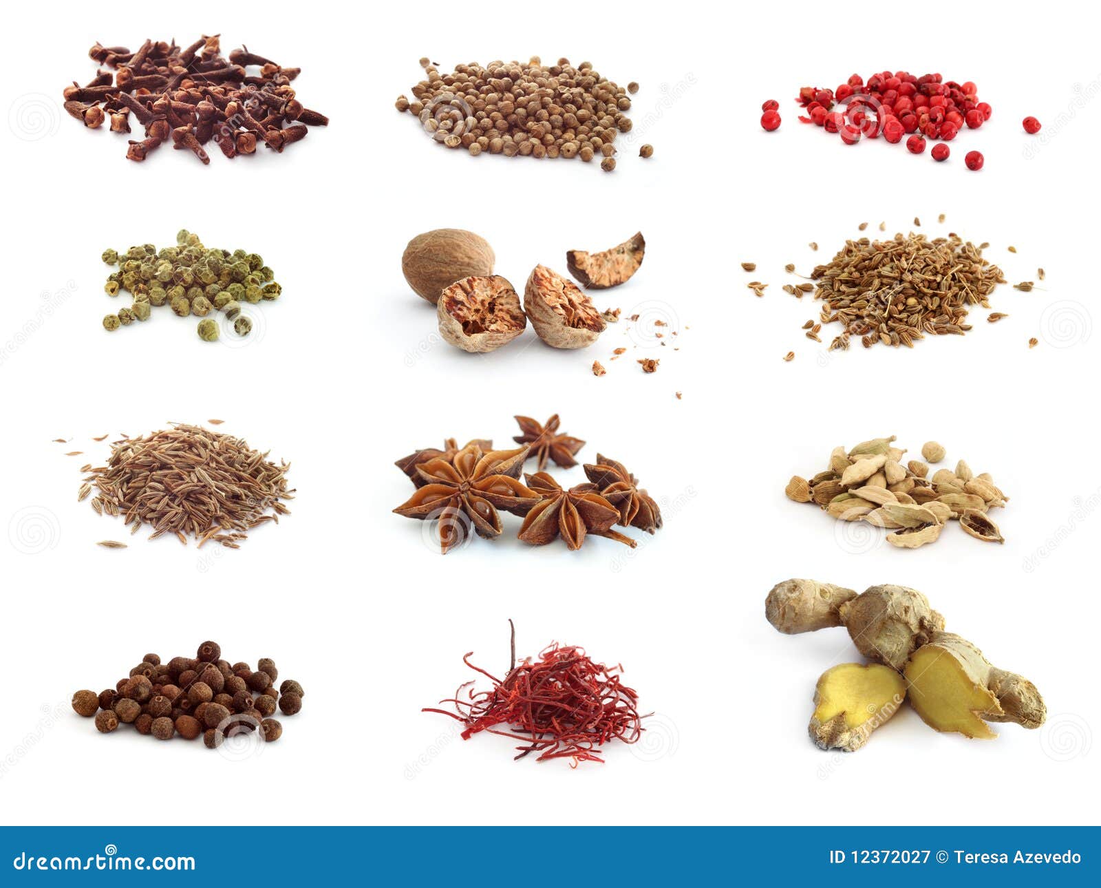 Assortment of spices stock image. Image of close, collection - 12372027
