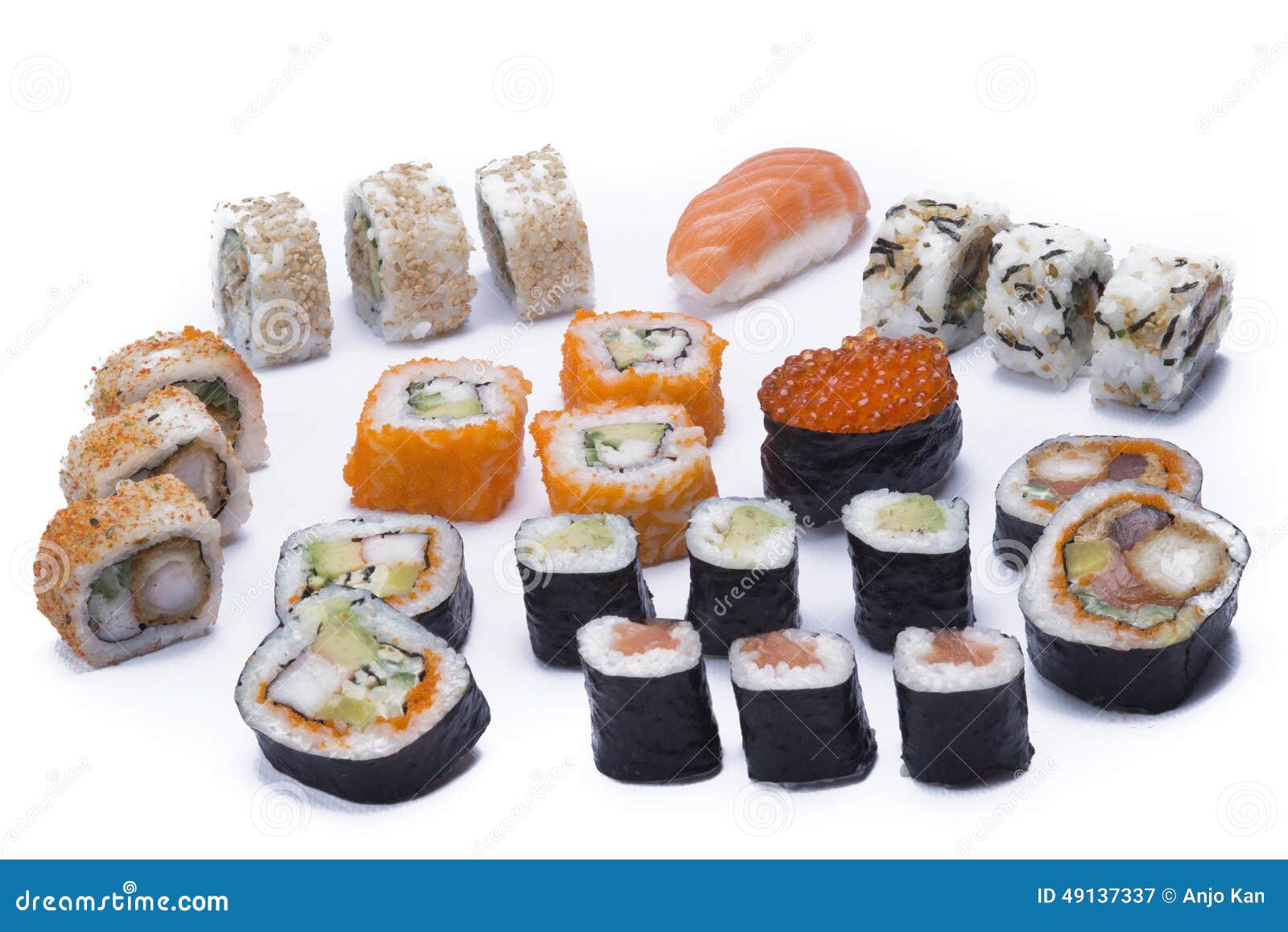 Assortment sush stock image. Image of dragon, assortment - 49137337