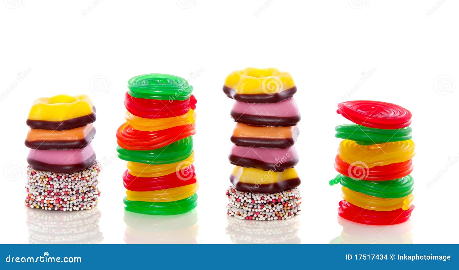 Assortment of sweet candy stock photo. Image of jelly - 17517434