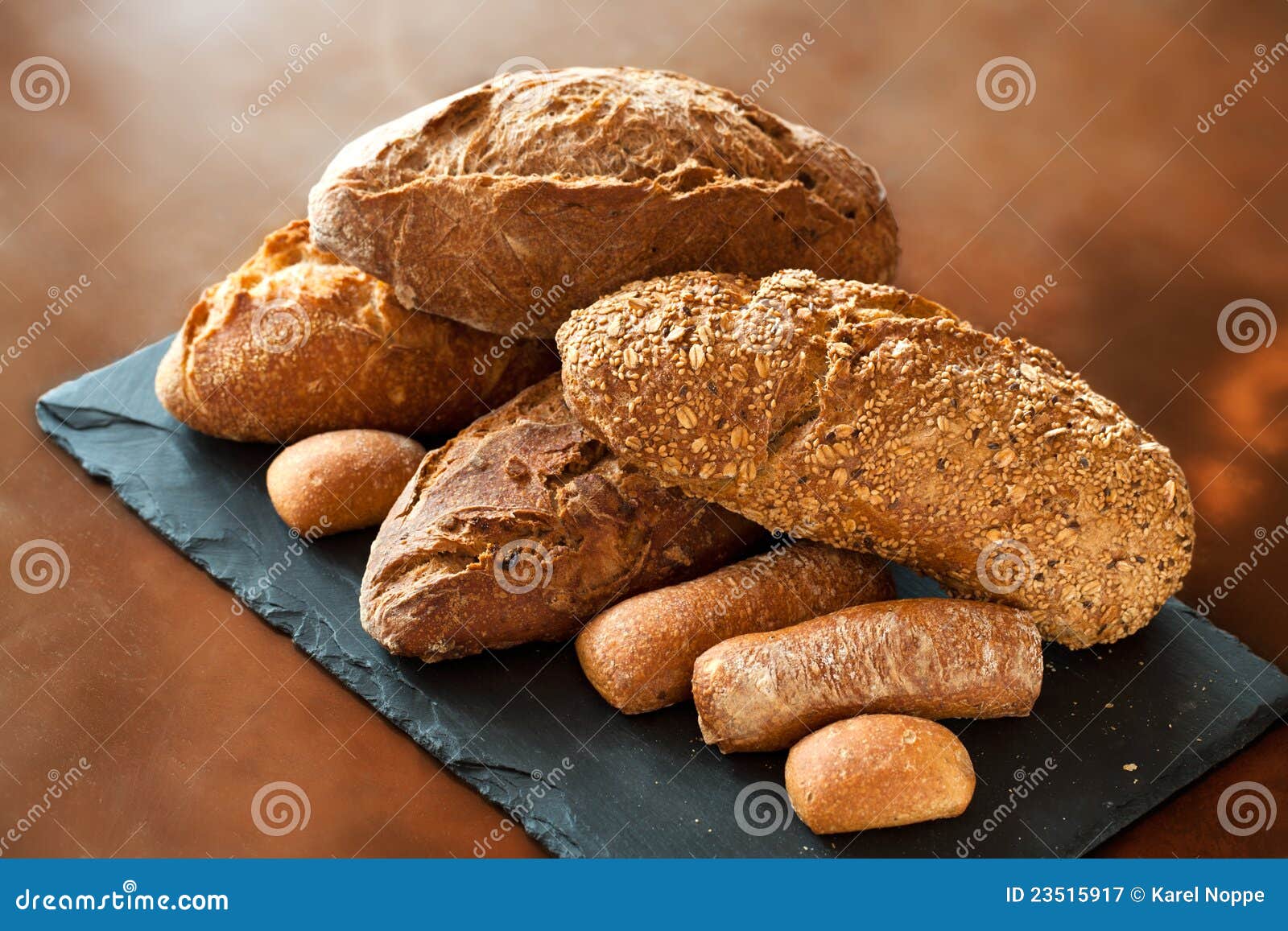 Assortment of Traditional Breads. Stock Image - Image of crust, baked ...