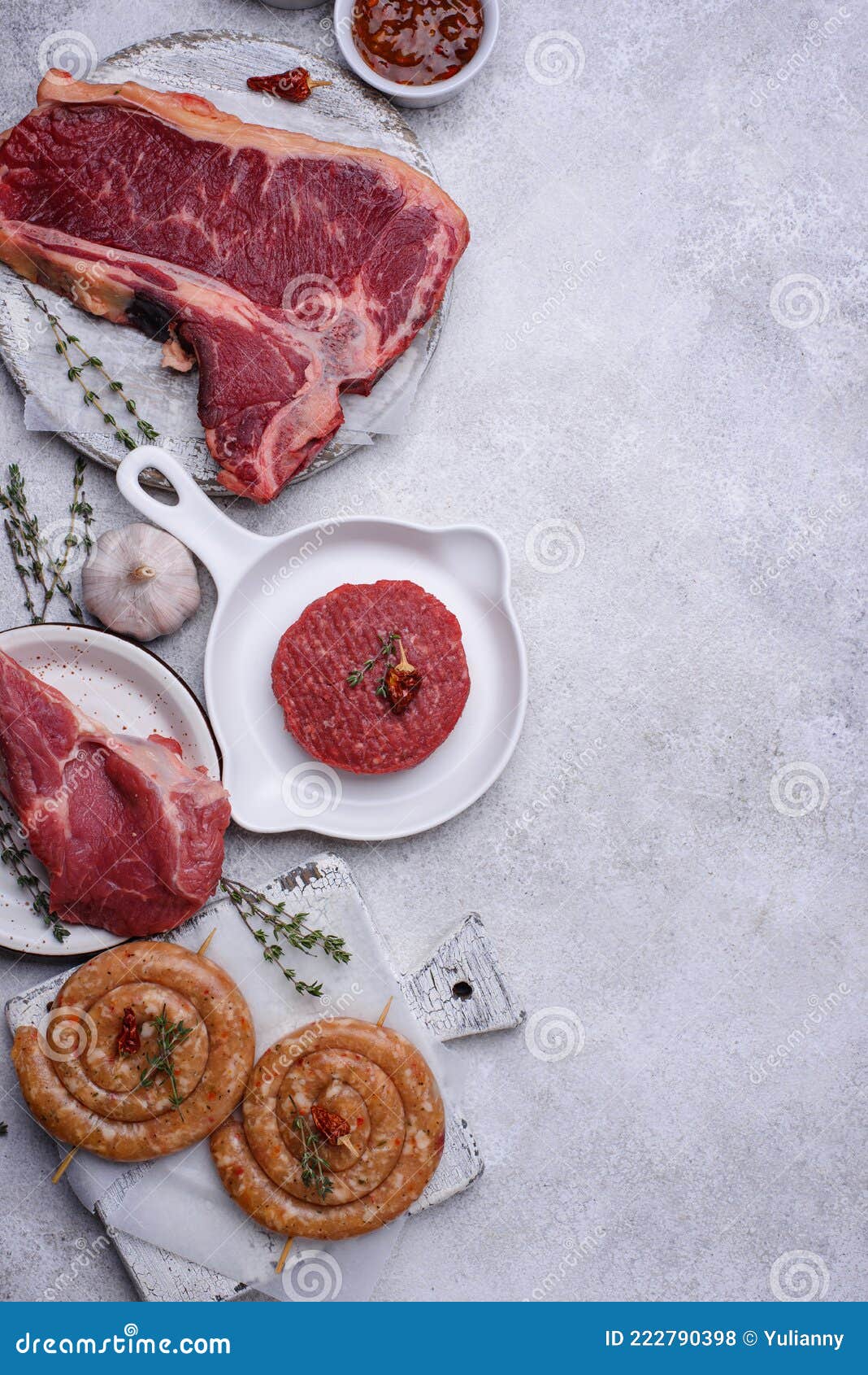 Assortment of Various Types of Meat Stock Photo - Image of barbecue ...