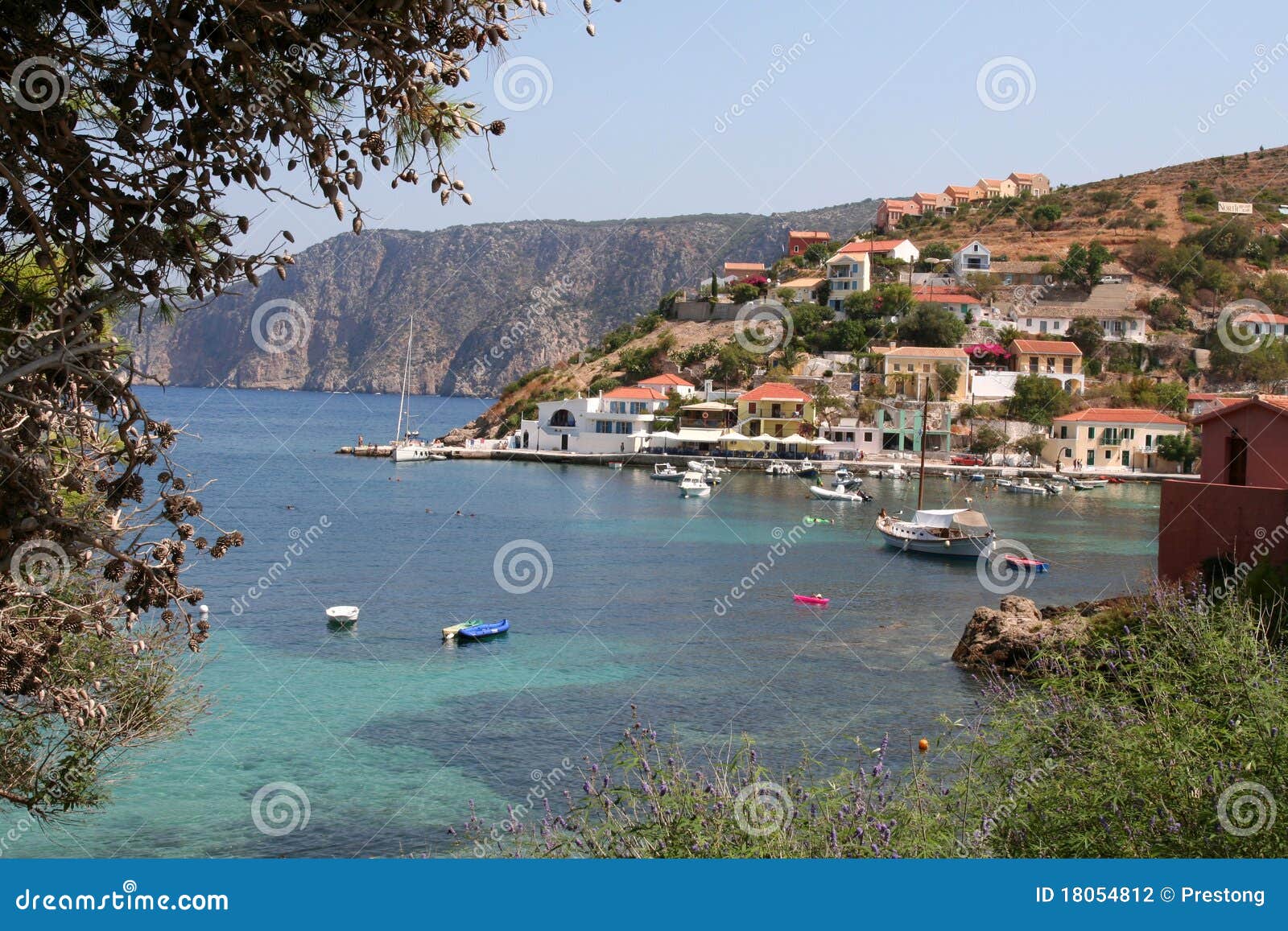 Assos. stock photo. Image of assos, outdoors, coast, ionian - 18054812