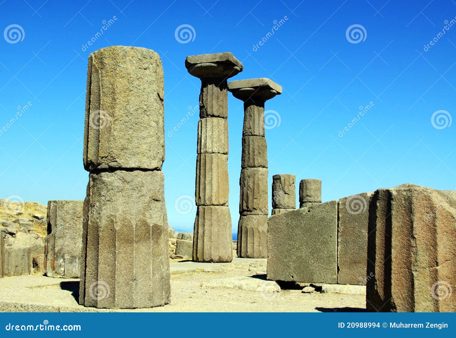 Assos (Behramkale) stock photo. Image of place, architecture - 20988994