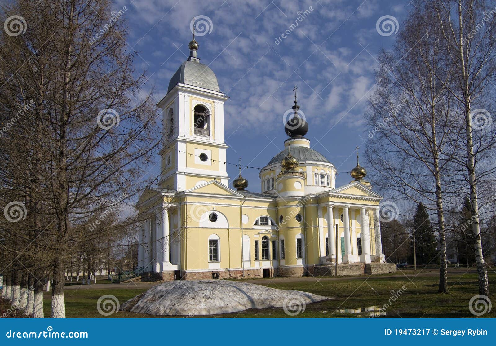 Assumption Cathedral in Myshkin, Russia Stock Image - Image of ...