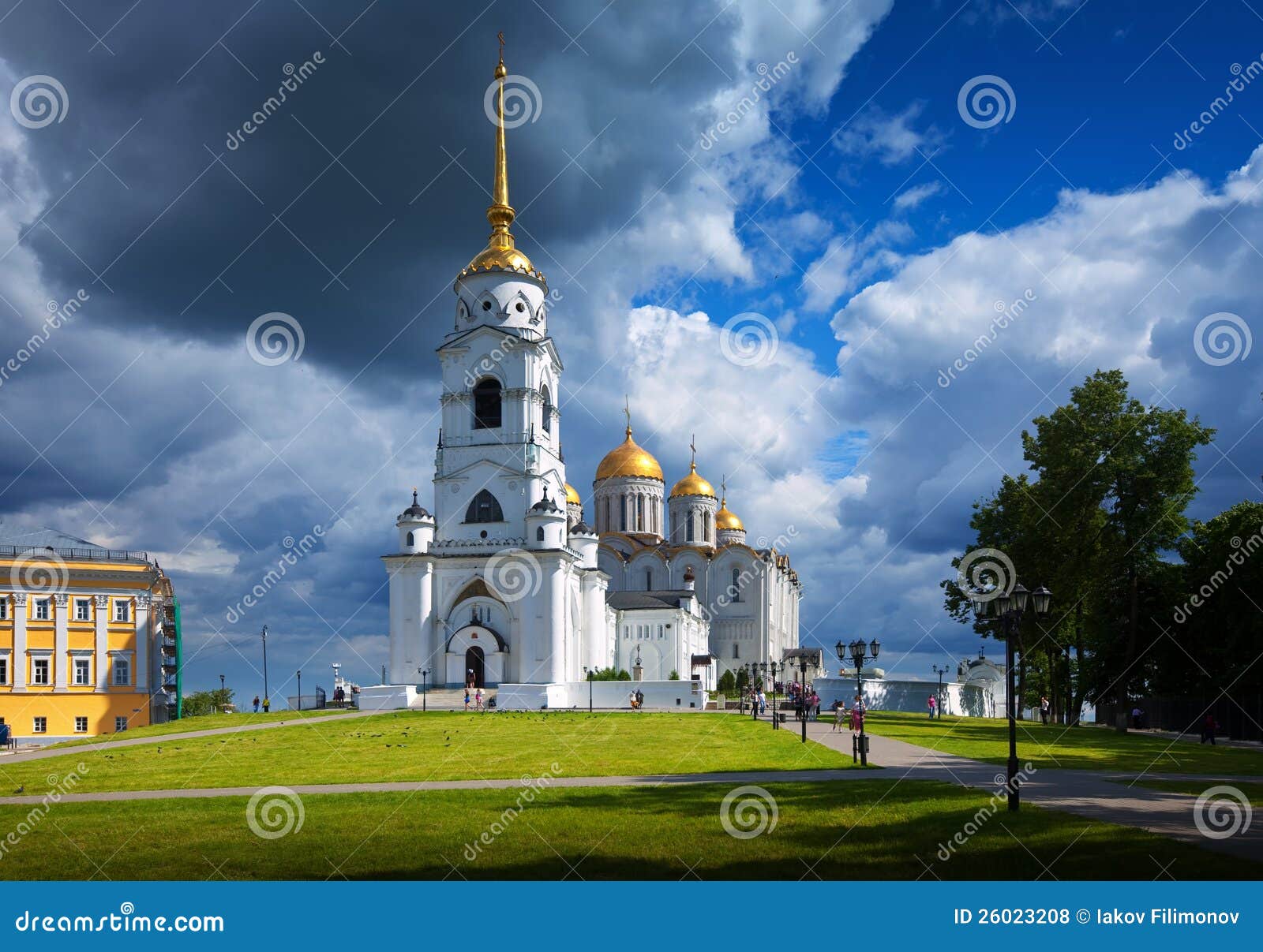 Assumption Cathedral at Vladimir Stock Photo - Image of assumption ...