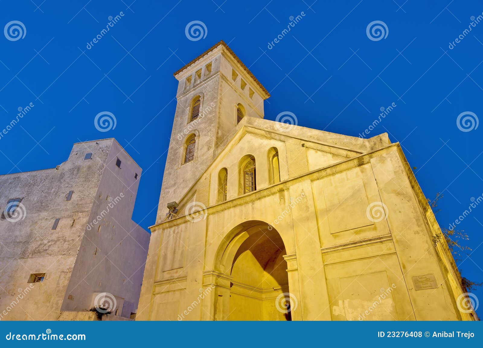 Assumption Church at El-Jadida, Morocco Stock Photo - Image of morocco ...