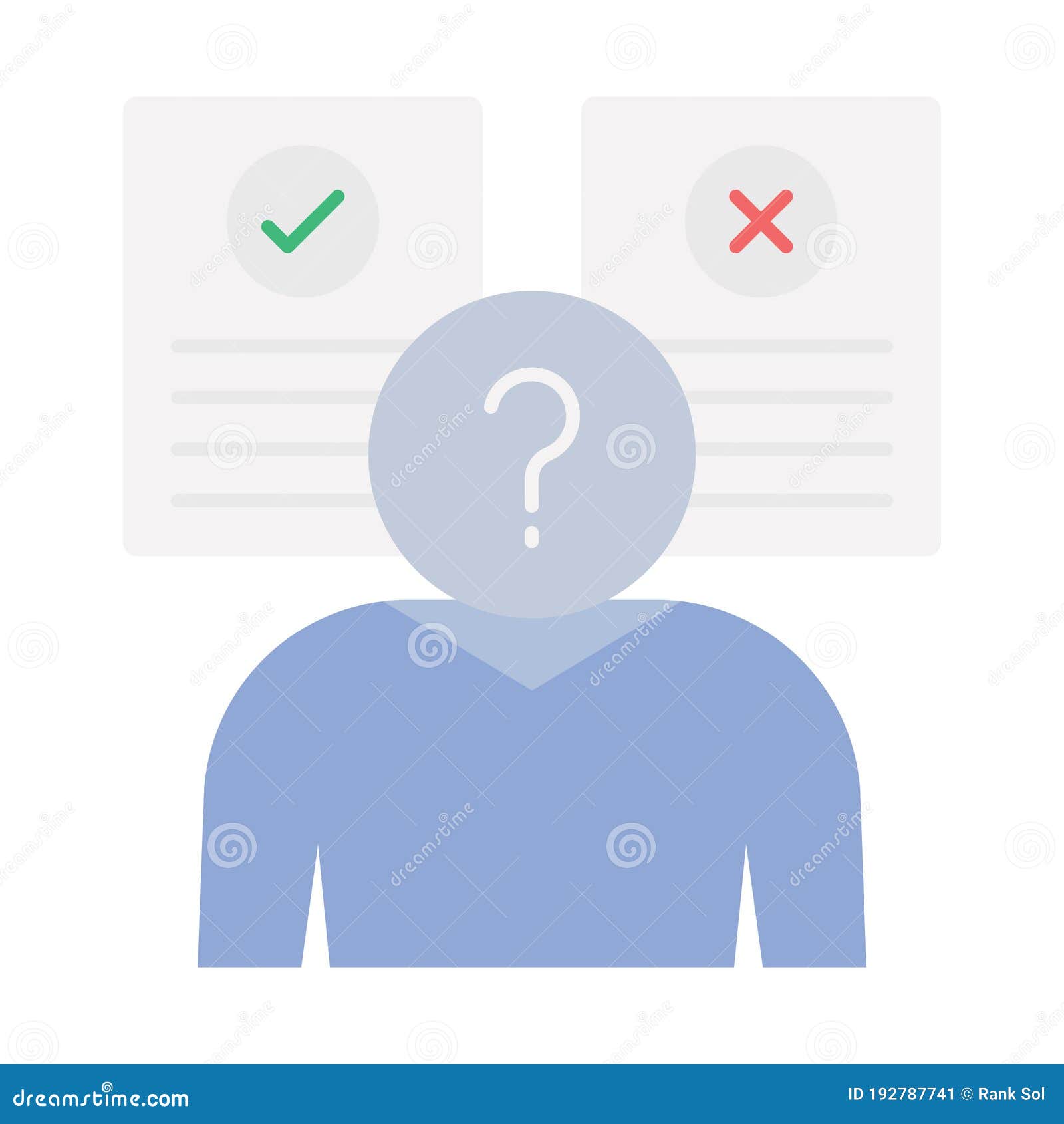 Assumption Flat Inside Vector Icon Which Can Easily Modify or Edit ...