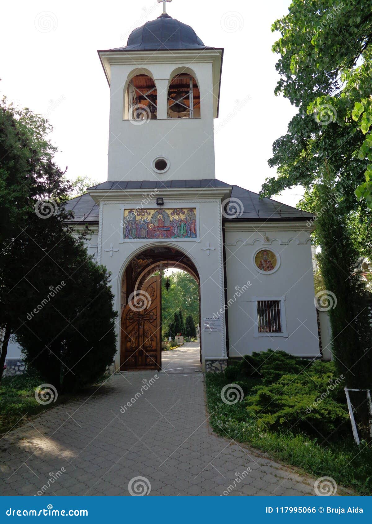 Hodos-Bodrog Monastery stock photo. Image of mother - 117995066
