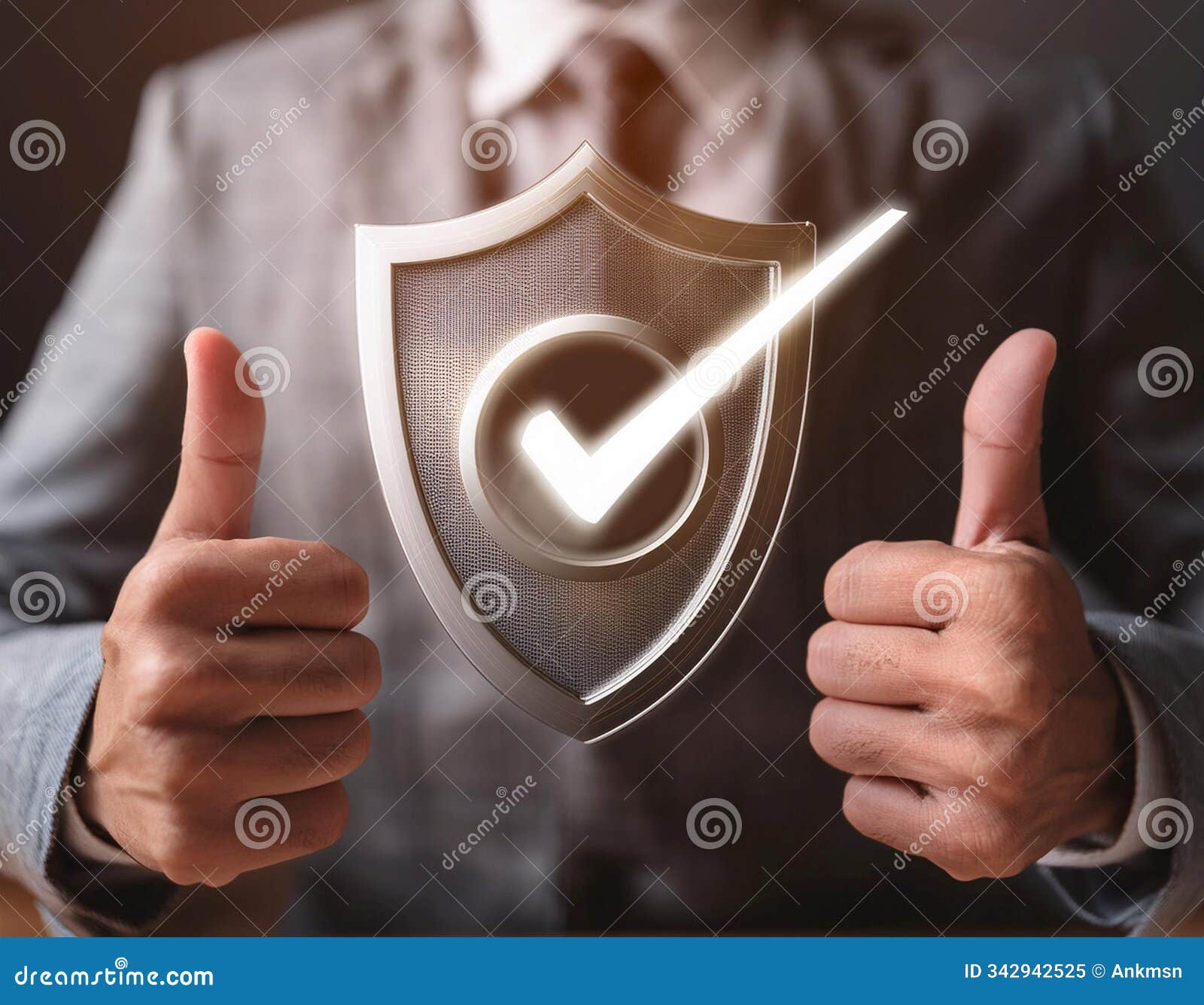 Assurance and Confidence, Featuring Elements Like a Checkmark, Shield ...