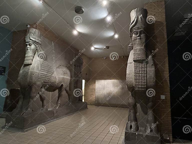 Assyria Lion Hunts At The British Museum In London United Kingdom