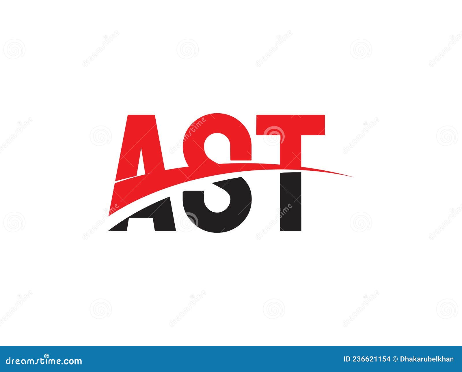 AST Letter Initial Logo Design Vector Illustration Stock Vector ...