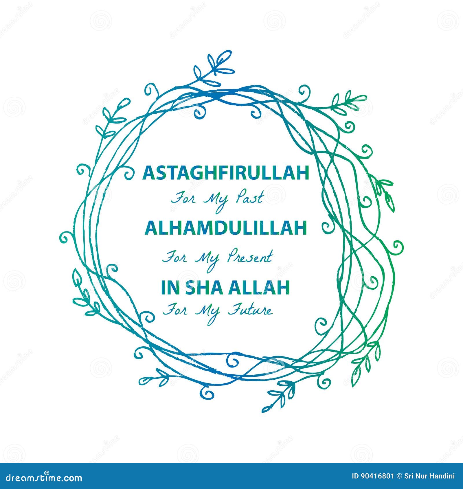 Astaghfirullah for the Past, Alhamdulillah for the Present, in Sha ...