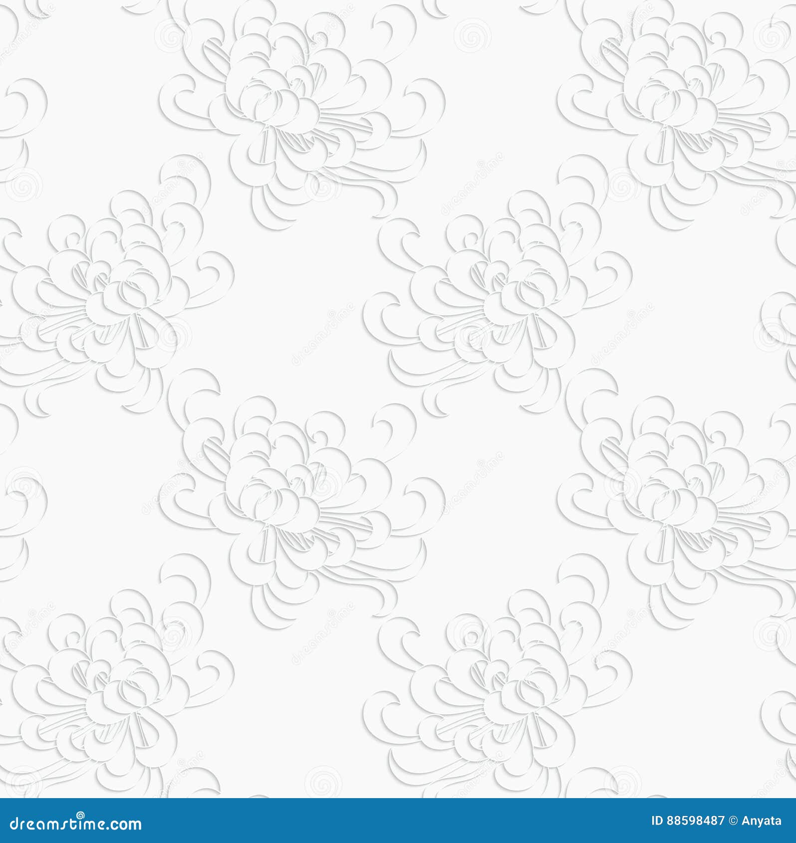 Aster Flower 3D Quilling Paper Stock Vector - Illustration of aster ...