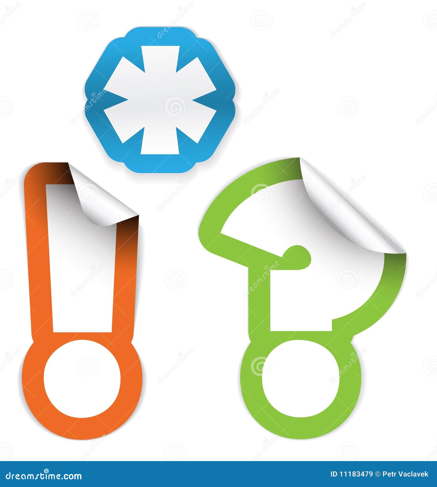 Asterisk, Exclamation Mark and Question Mark Stock Vector ...