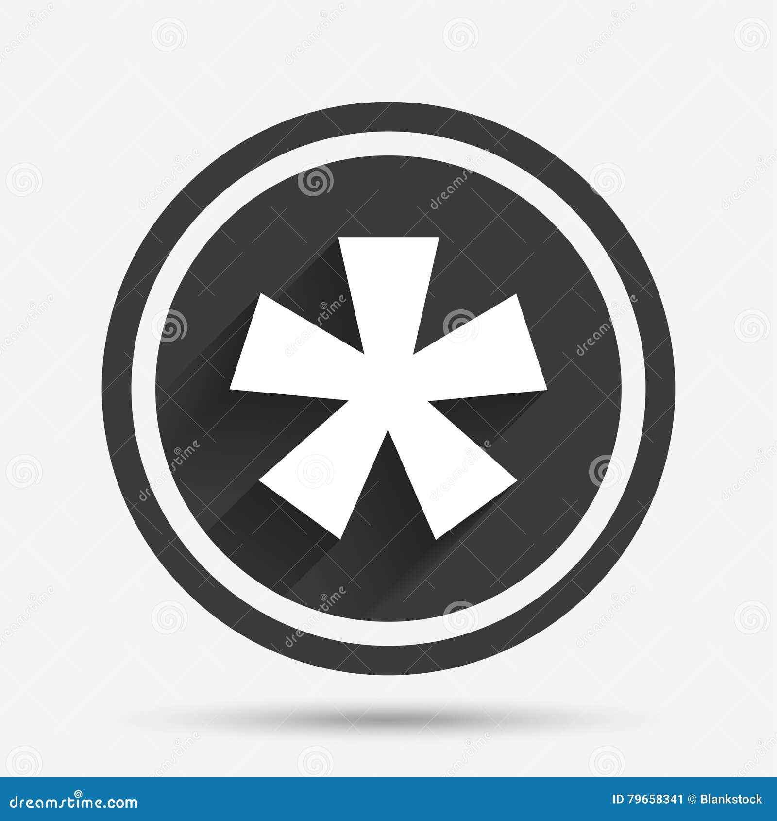 Asterisk Footnote Sign Icon. Star Symbol. Stock Vector - Illustration ... Asterisk Footnote Sign Icon. Star Symbol. Stock Vector - Illustration ...