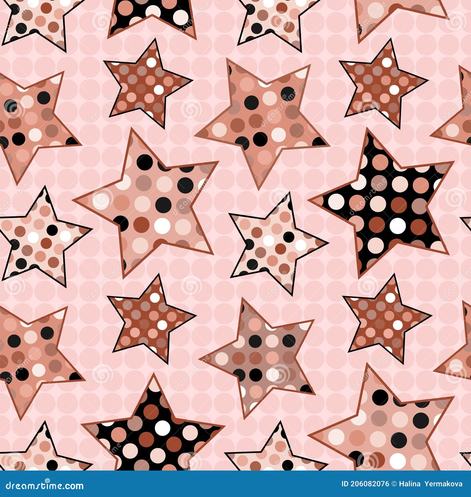 Asterisks. Seamless Patterns. Design for Fabric Wrapping Paper ...