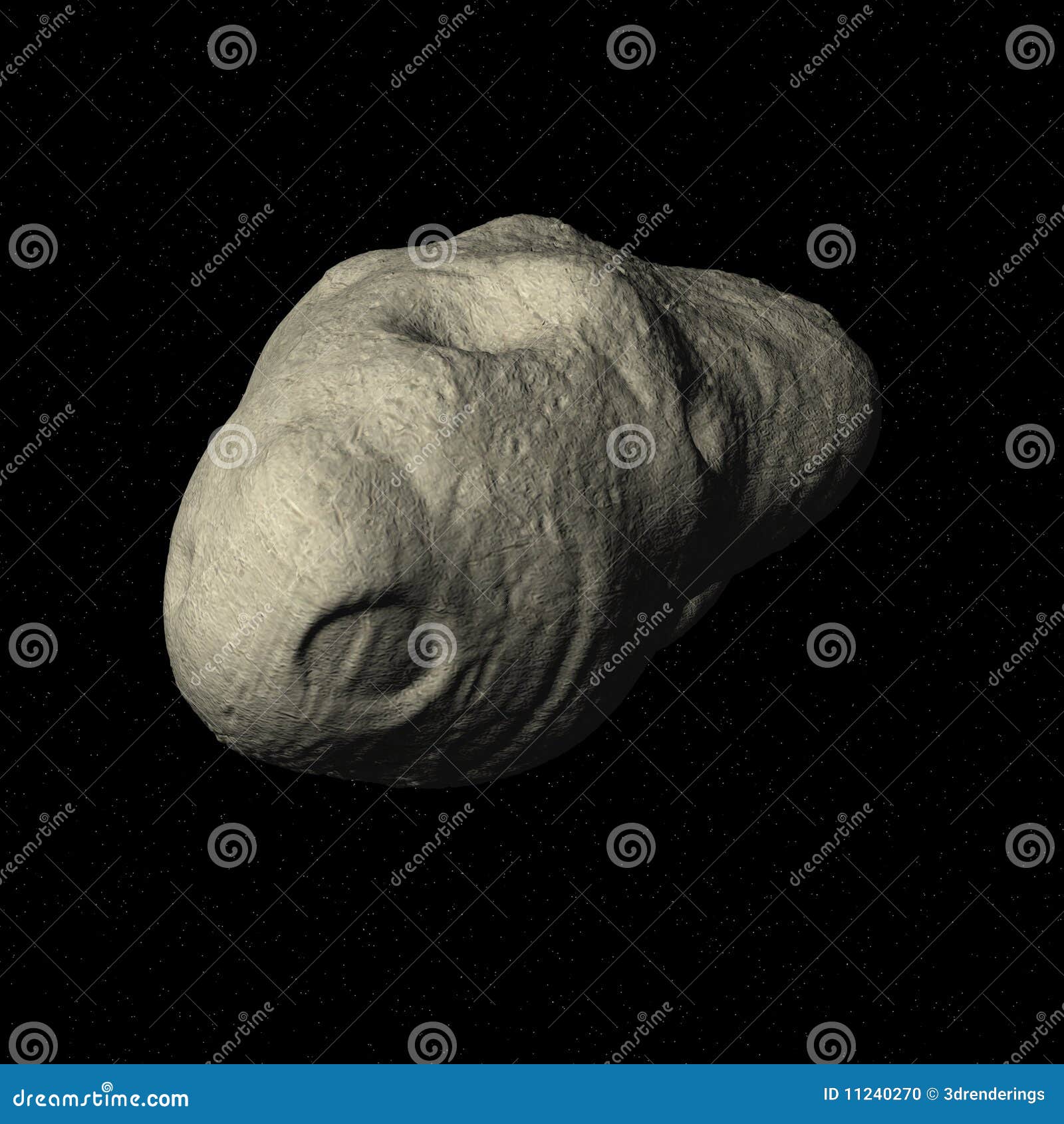 Asteroid stock illustration. Illustration of asteroid - 11240270