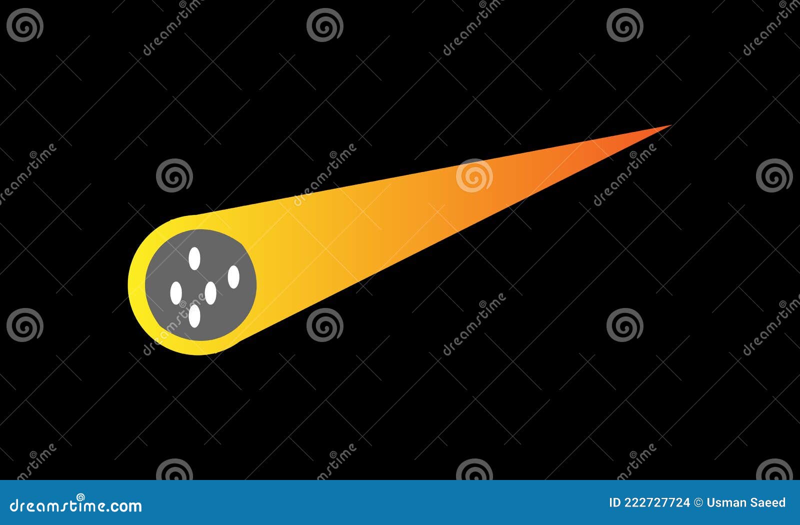 Asteroid Icon Logo Design Vector Template Illustration Stock Vector ...