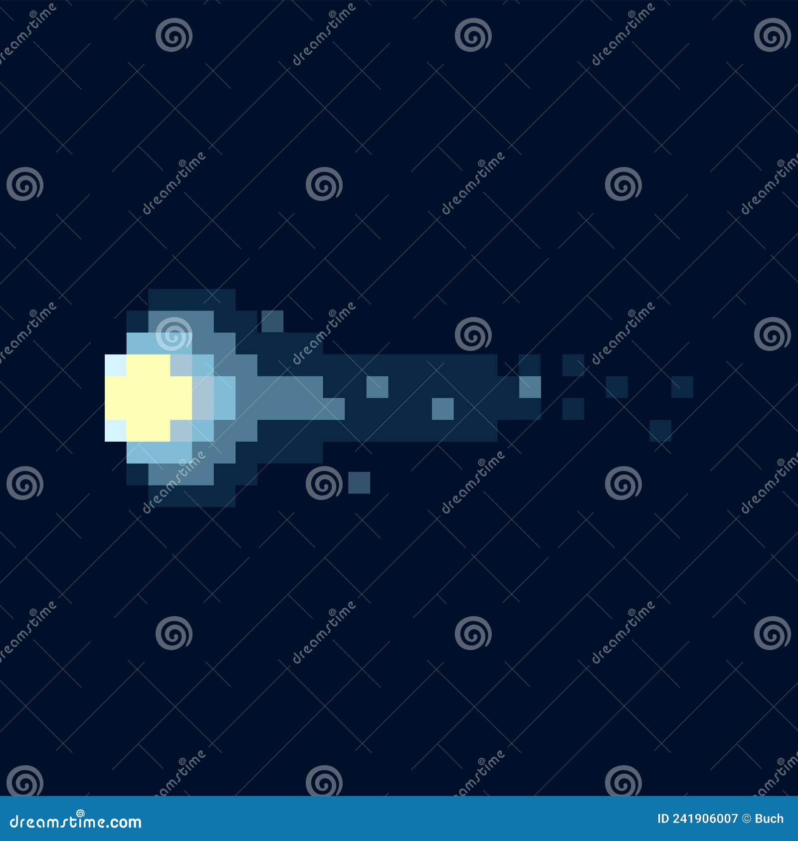Asteroid Pixel Celestial Body Meteor or Meteoroid Stock Vector ...
