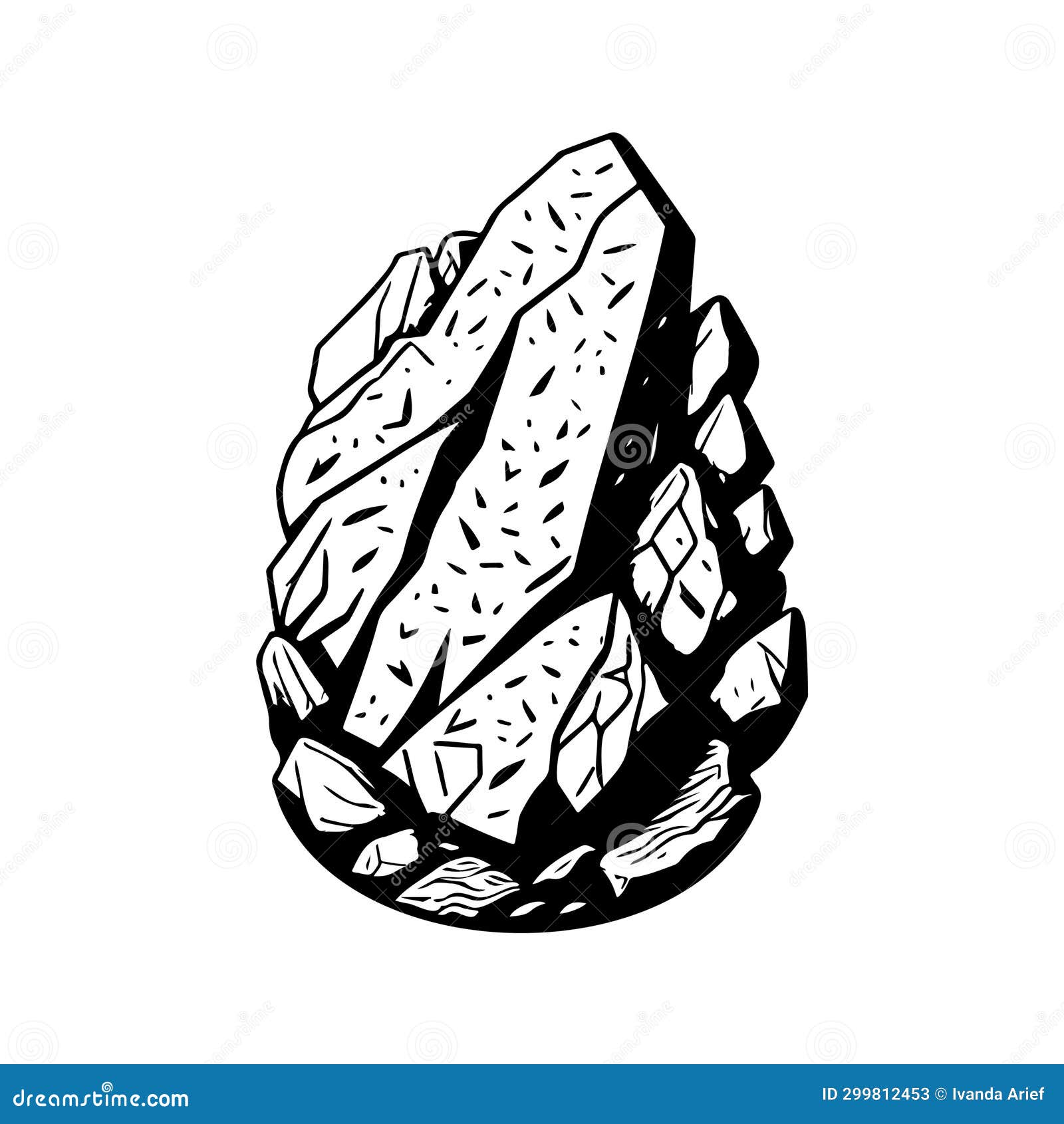 Asteroid Stone Icon Hand Draw Black Colour Space Logo Symbol Perfect ...