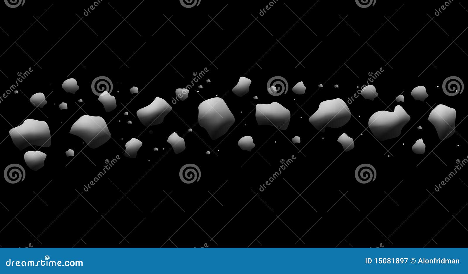 Asteroids Belt stock illustration. Illustration of asteroid - 15081897
