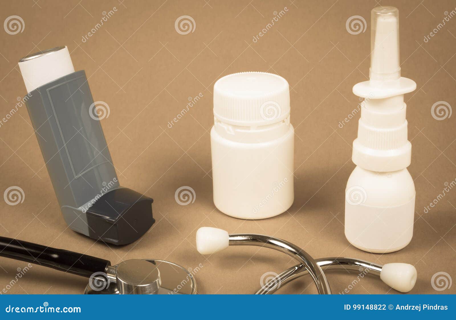 Asthma or Allergies Inhaler. Stock Photo - Image of studio, asthmatic ...