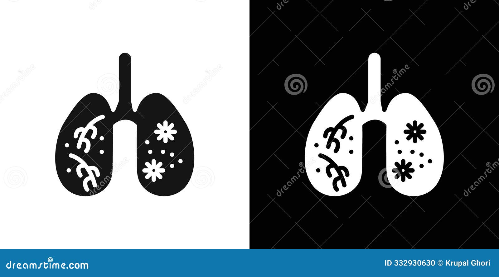 Asthma Icon Logo Set Vector Stock Vector - Illustration of medicals ...