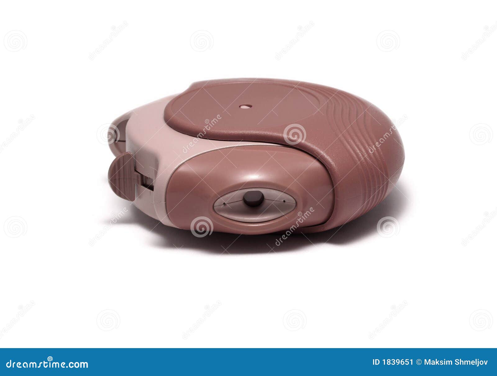 Asthma Inhaler Isolated on White Stock Image - Image of blue, injection ...