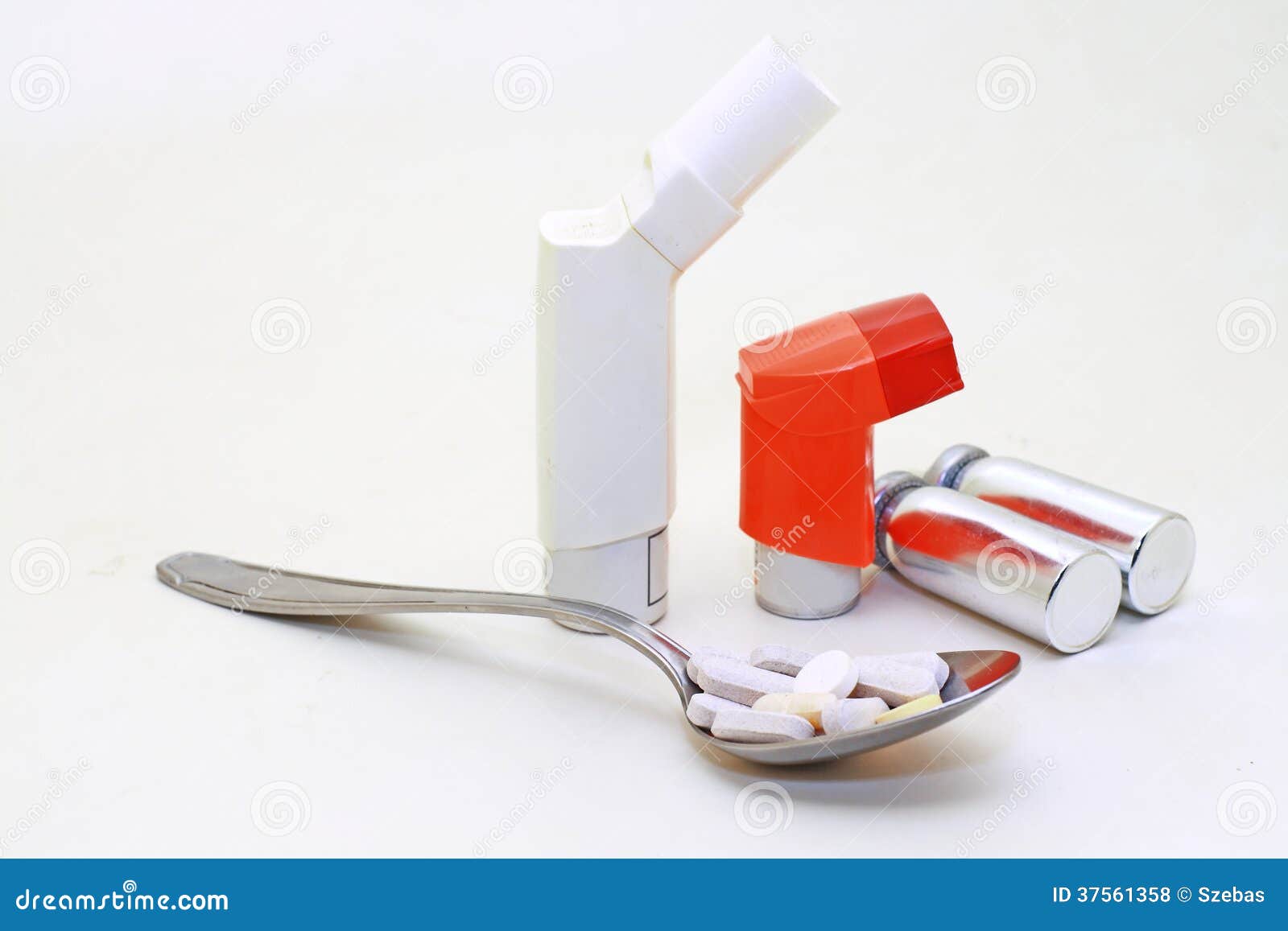 Asthma Medication stock photo. Image of objects, health - 37561358