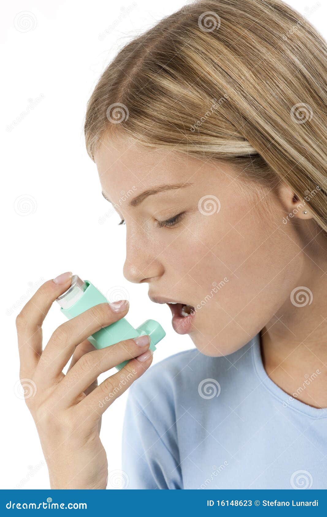 Asthma Sufferer stock image. Image of beautiful, adolescence - 16148623