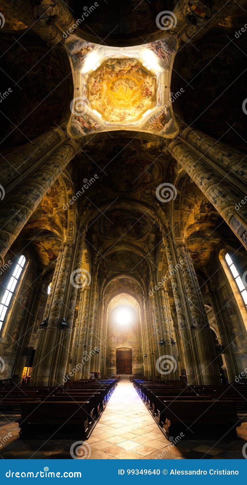 Asti Italy, Cathedral Interior Editorial Image - Image of architecture ...