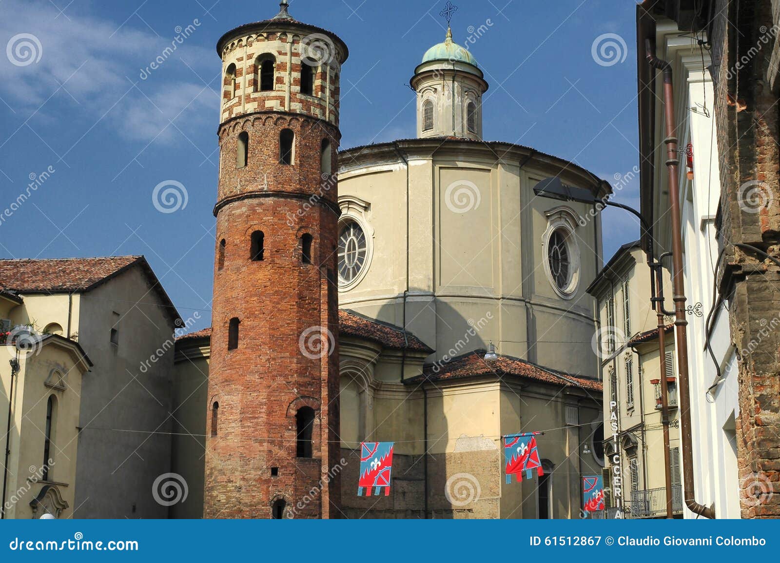 Asti (Italy) stock image. Image of exterior, monument - 61512867
