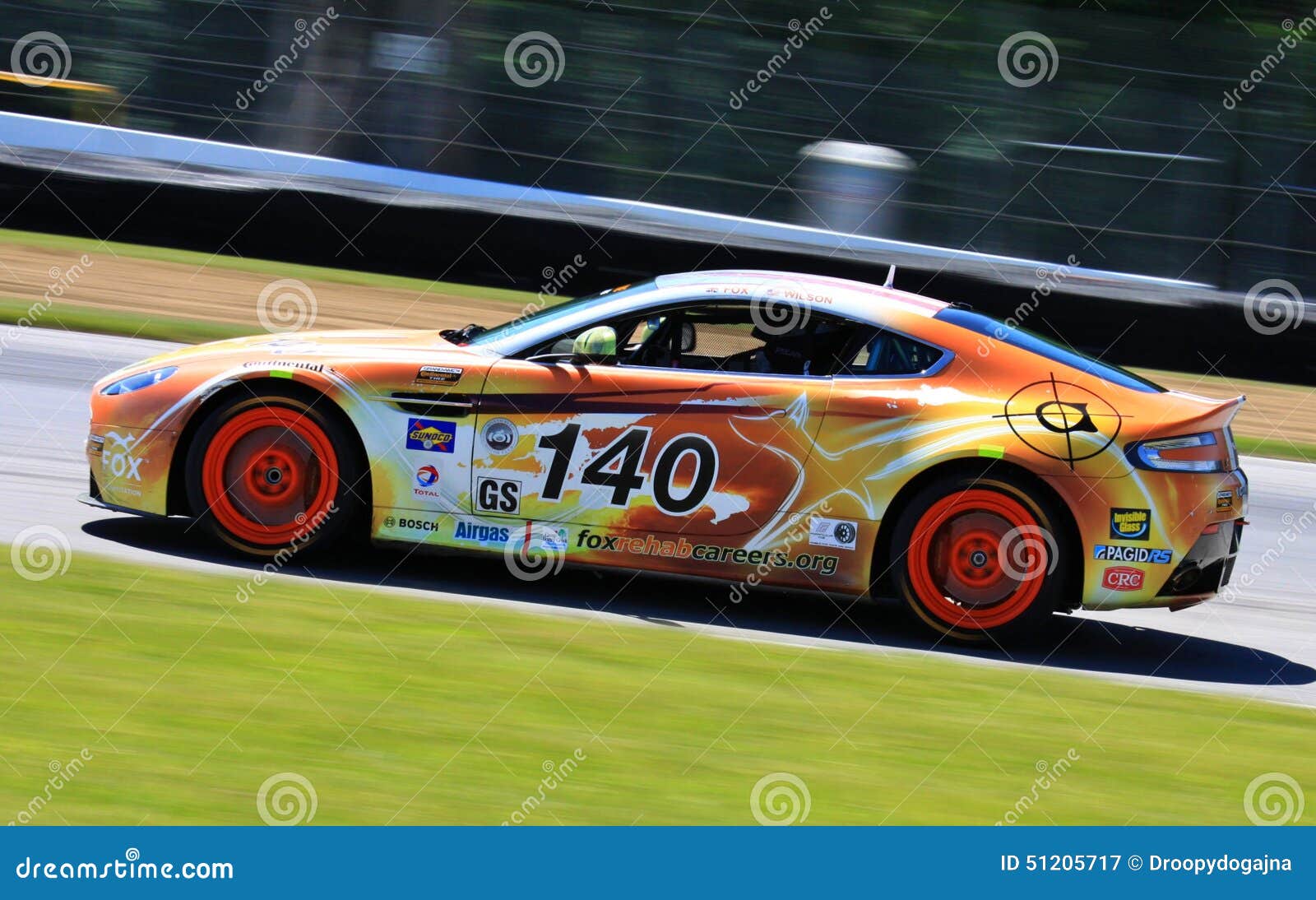 Aston Martin team racing editorial photography. Image of grandstand ...